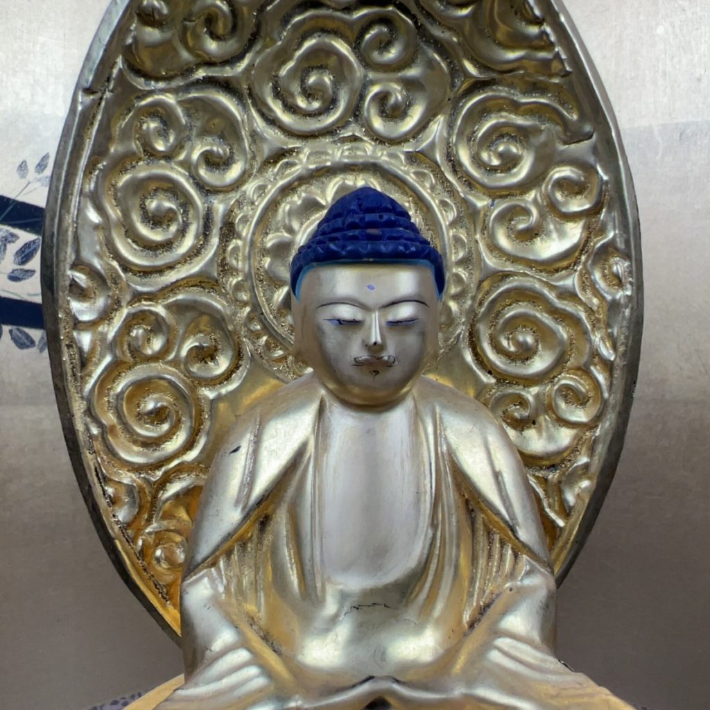 Sculpture bouddha Amida en méditation - Fin Shōwa XXe s. - KOGEIYA ...