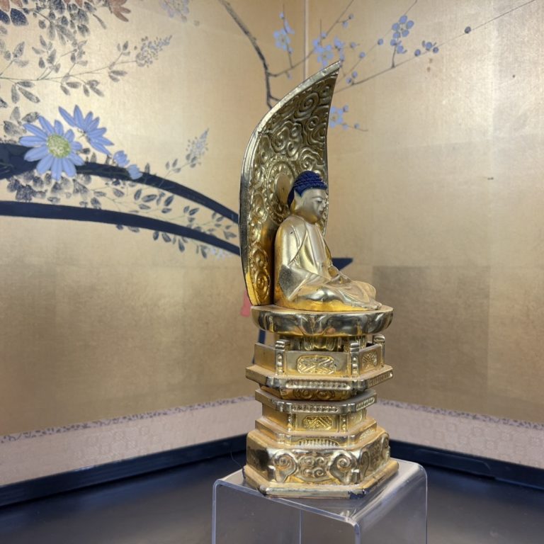Sculpture bouddha Amida en méditation - Fin Shōwa XXe s. - KOGEIYA ...