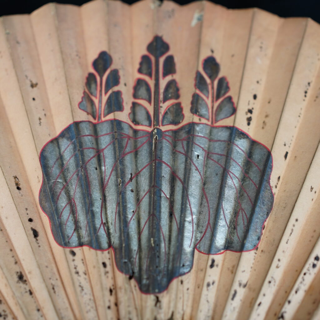 Tessen war fan of the Toyotomi samurai clan - Edo Late 17th/early 18th ...