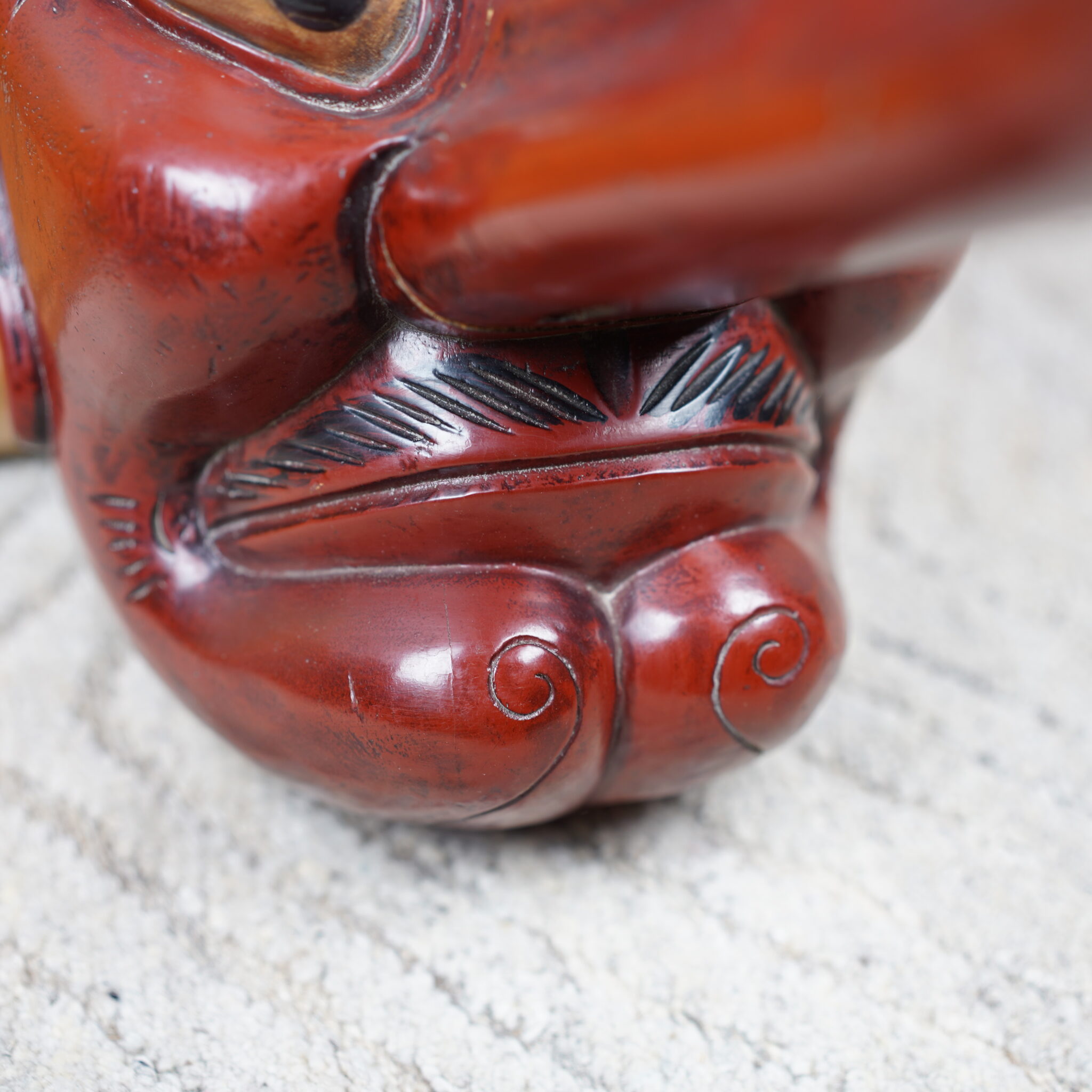 Large decorative tengu mask - Shōwa 20th c. - KOGEIYA - Luc Hédin Art ...